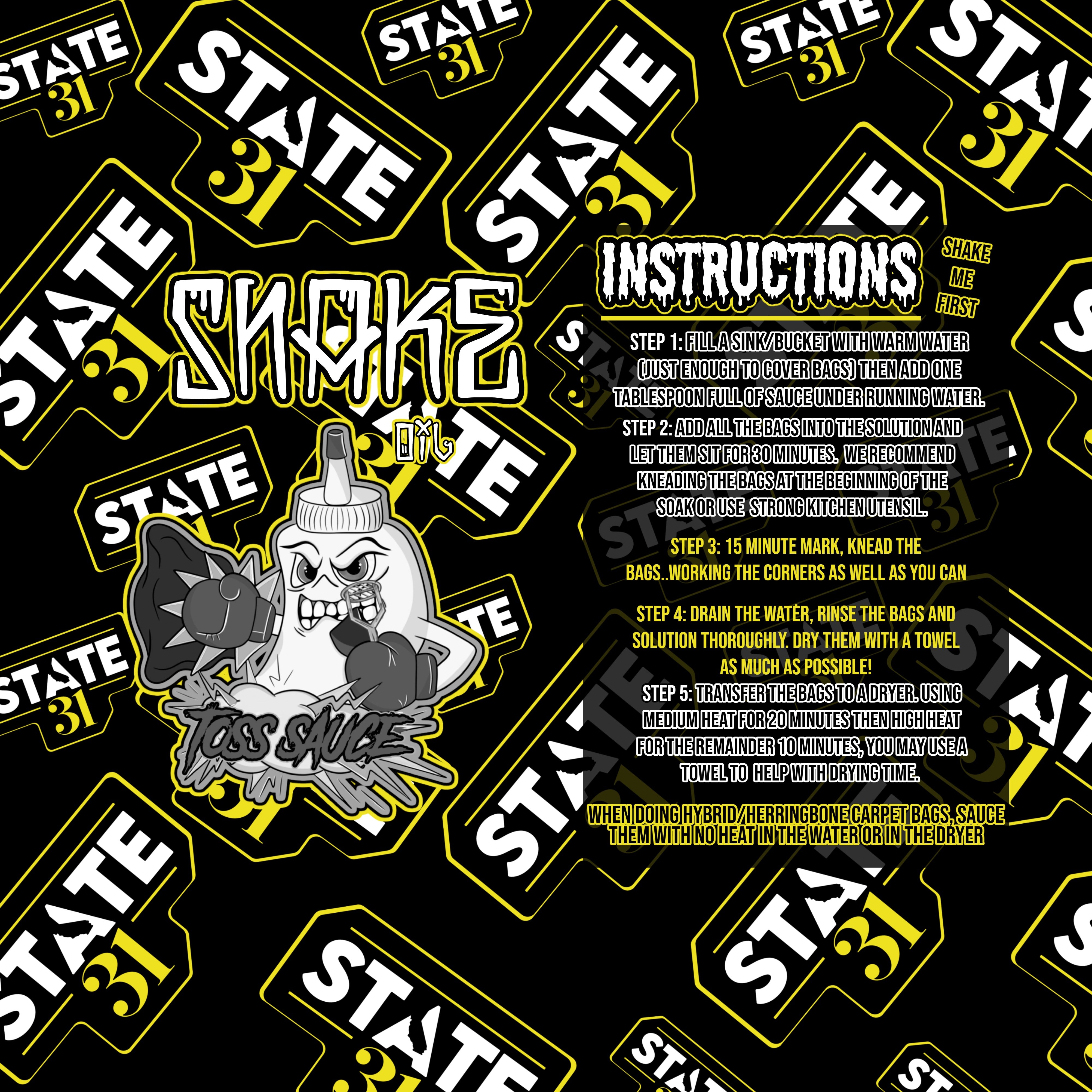 Toss Sauce - Snake Oil – State 31 Cornhole Company